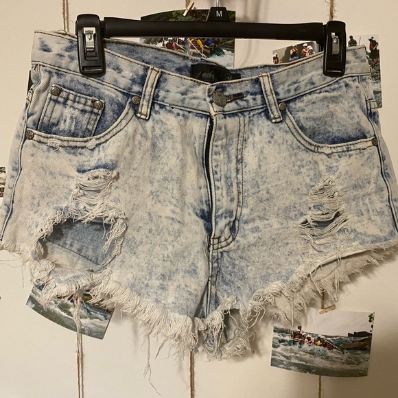 Shorts | Hand Painted Jean Shorts Mullet | Poshmark